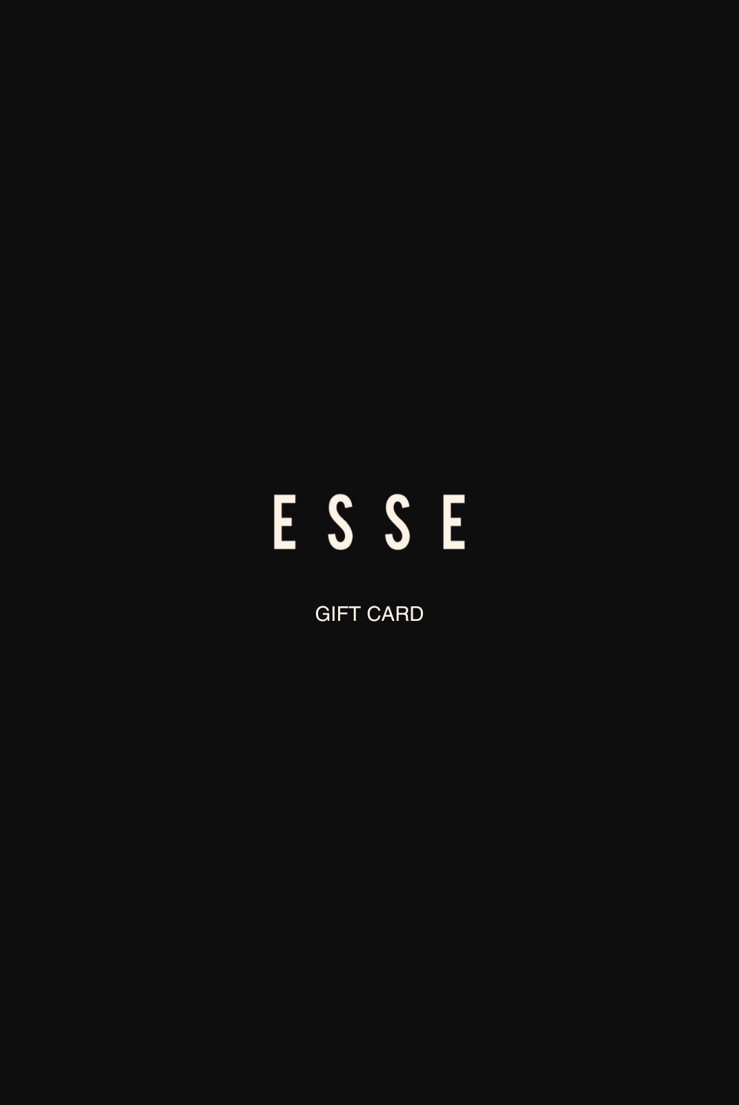Gift Card – Esse Studios