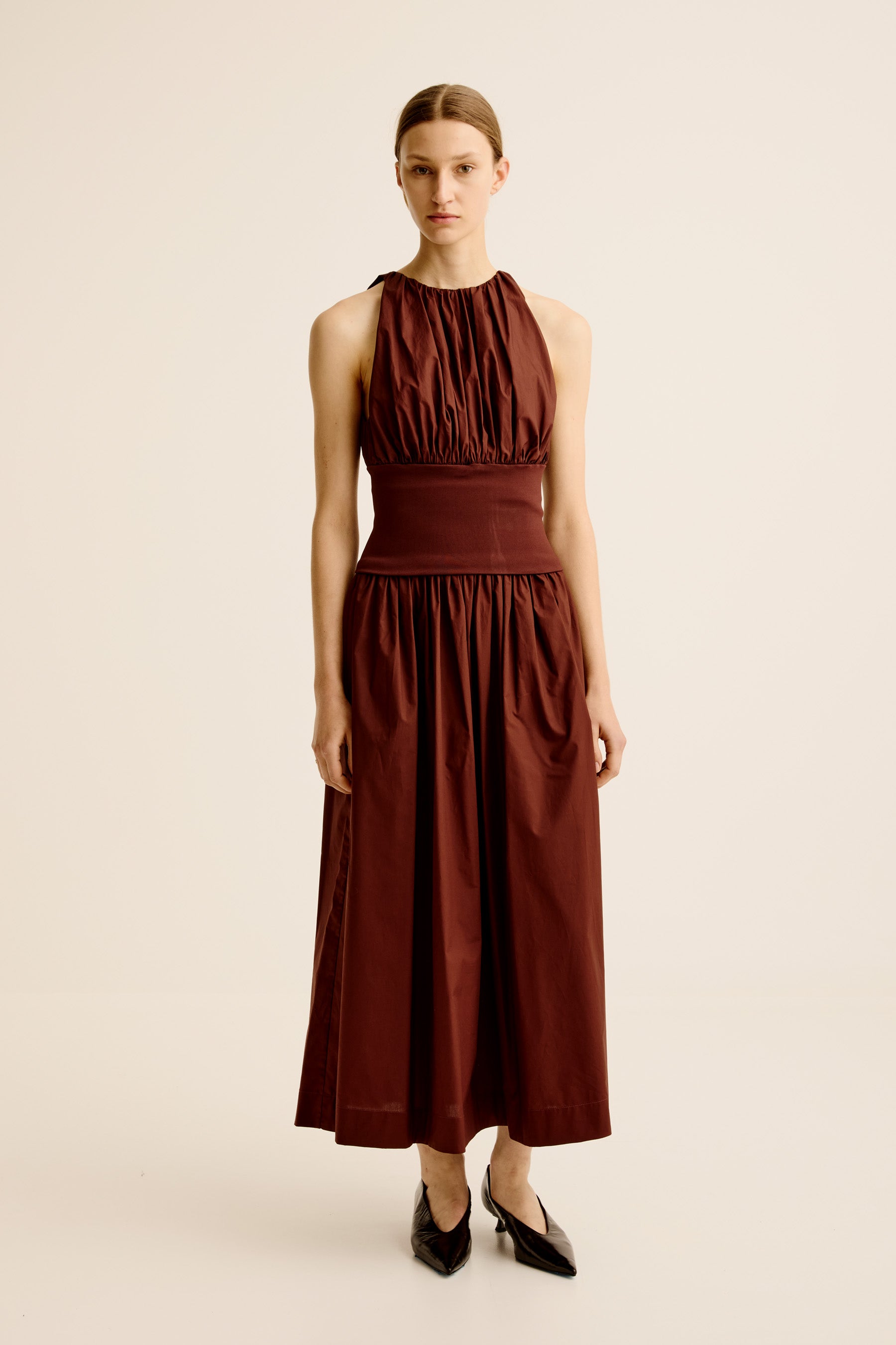 Cotton Rib Maxi Skirt - Java – Esse Studios